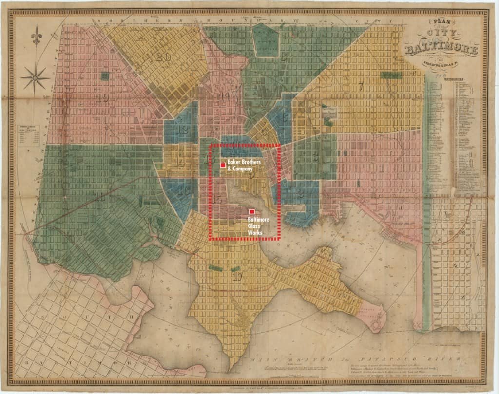 BaltimoreMap1850 | P E A C H R I D G E