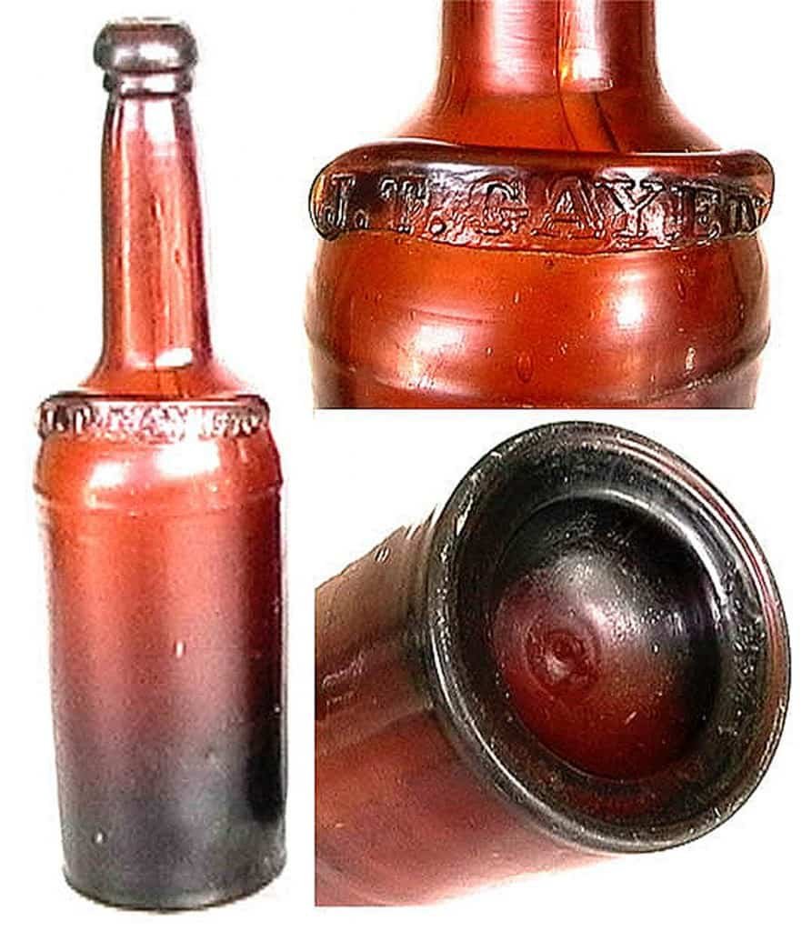 Looking at some J.T. Gayen Bottles | Peachridge Glass