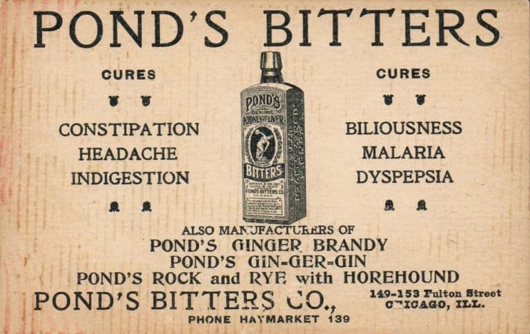 Pond’s Bitters “Makes You Go Some” | P E A C H R I D G E